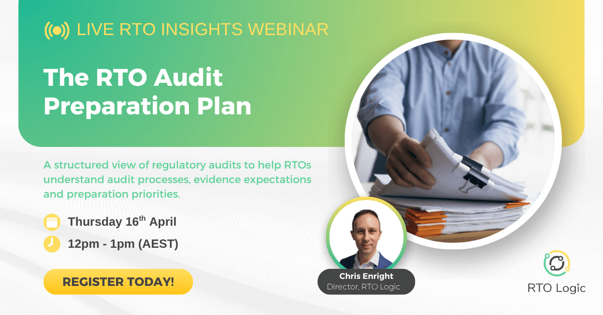 RTO Webinar: The RTO Audit Preparation Plan - RTO Logic