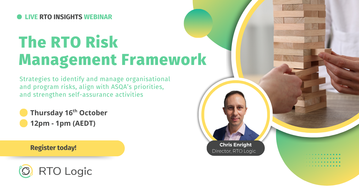 Webinar: The RTO Risk Management Framework - RTO Logic